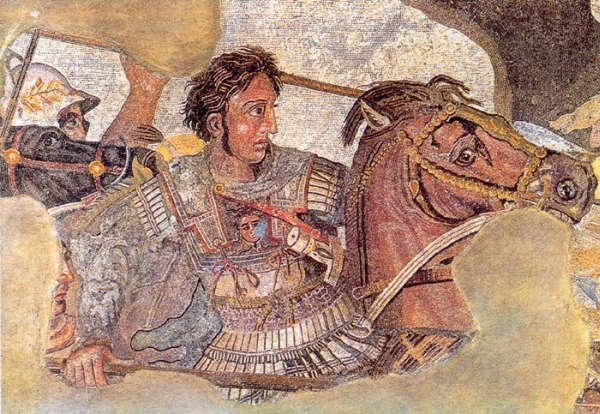 Mosaique_Alexandre_le_Grand_à_la_Bataille_Issos_detail | Pandora Vox